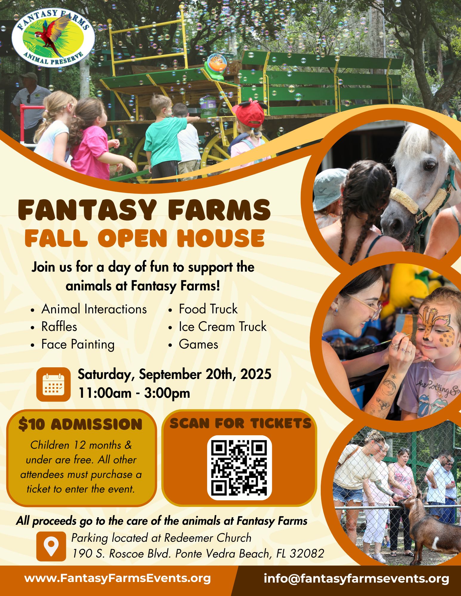 Sanctuary Hosted Events - Fantasy Farms